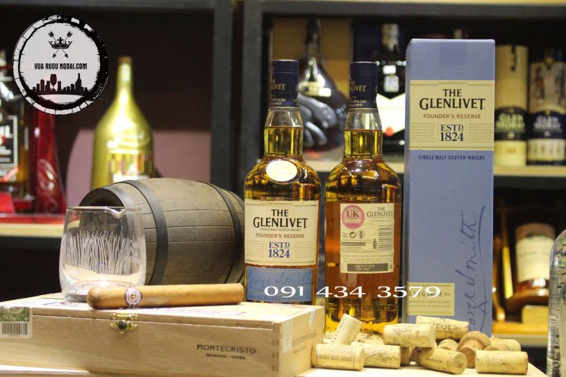 The glenlivet 1824 Founders Reserve Uk - Vua Rượu Ngoại